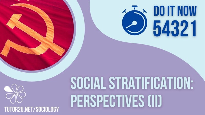 54321 'Do it now' activity for GCSE Sociology | Perspectives 2 (Social ...