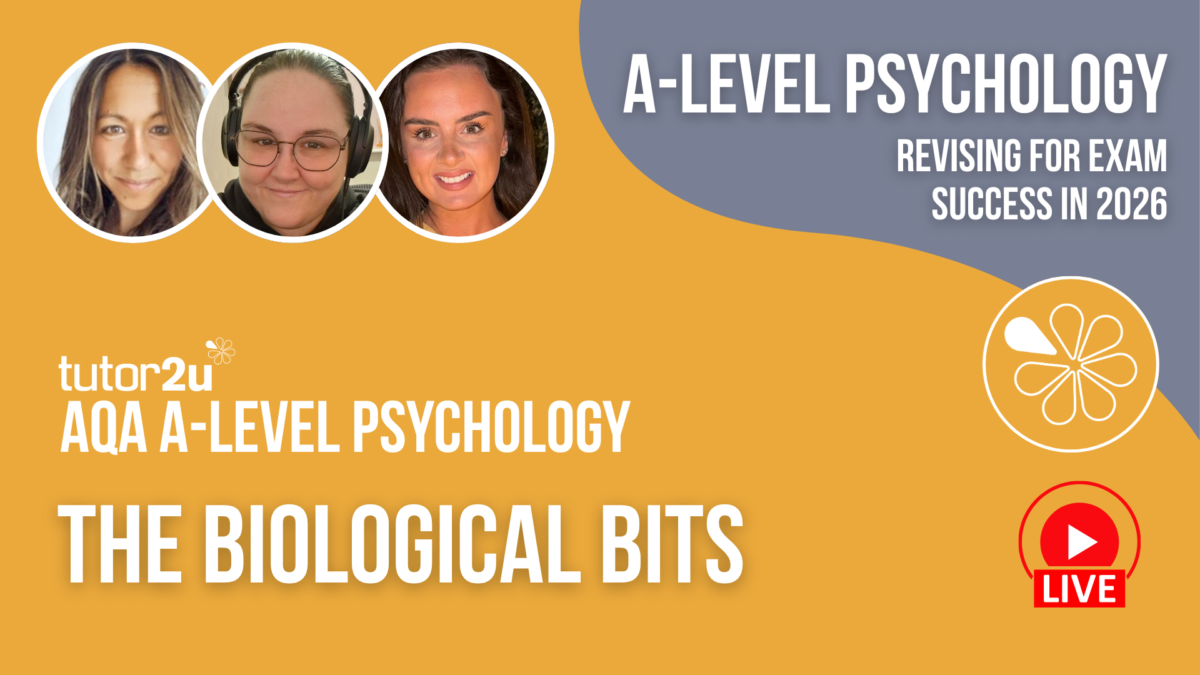 Biopsychology: The Biological Bits | AQA A Level Psychology Live Stream ...
