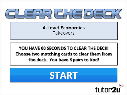 Takeovers - Clear The Deck Key Term Knowledge Activity | Reference ...