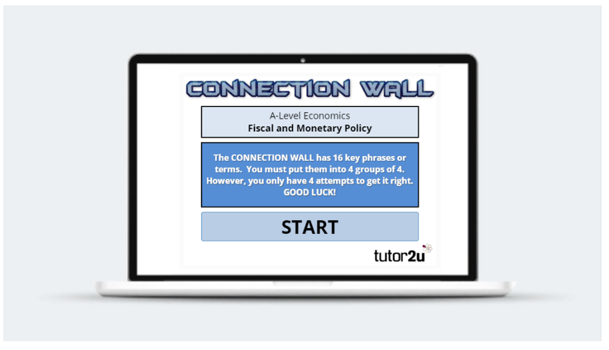 Fiscal and Monetary Policy - Connection Wall Activity | Reference ...