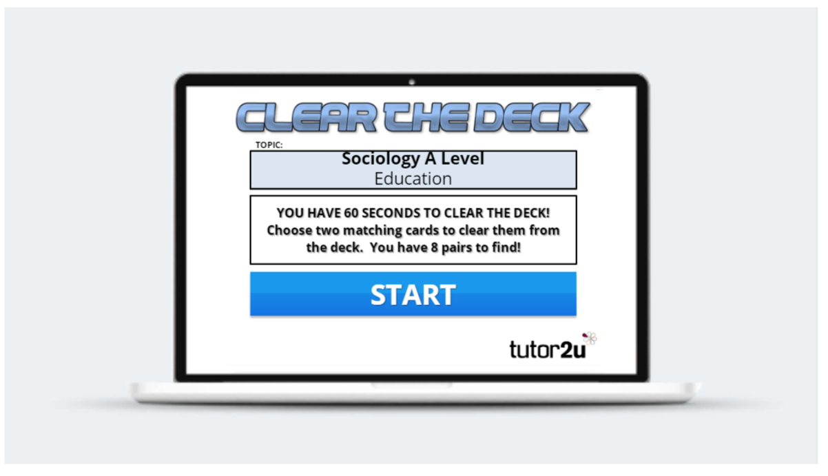 Education - "Clear the Deck" | Reference Library | Sociology | tutor2u