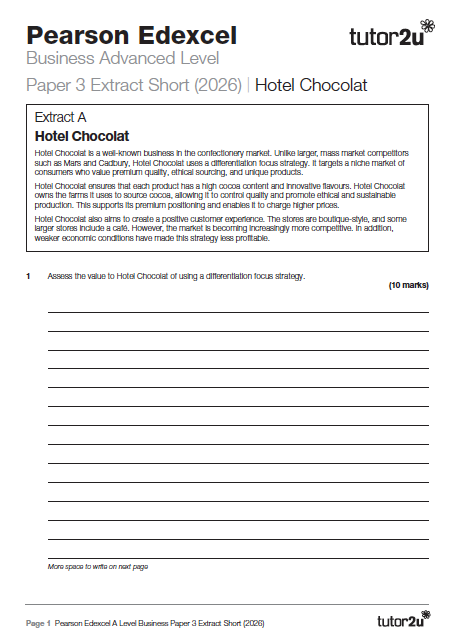 Business Assessment Resources | Shop | Business | tutor2u