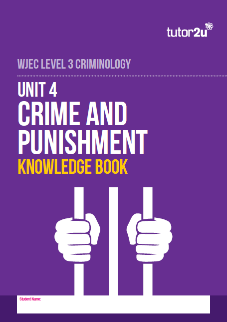 Unit 3 Crime Scene to Courtroom Study Book for WJEC Level 3 Criminology | Shop | Criminology ...