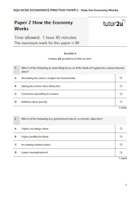 Teaching AQA GCSE Economics | tutor2u