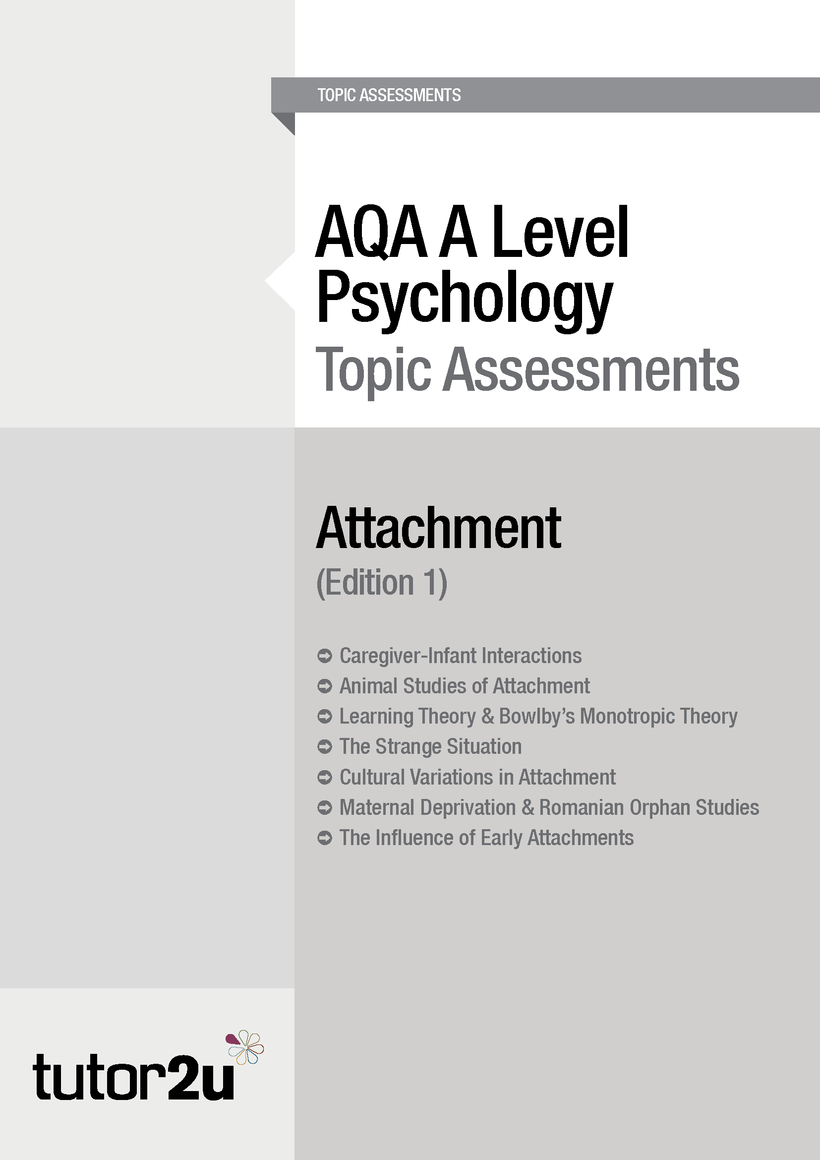 Approaches Topic Assessments for AQA A-Level Psychology | Shop ...