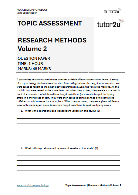Everything You Need for Teaching the new AQA A-Level Psychology ...