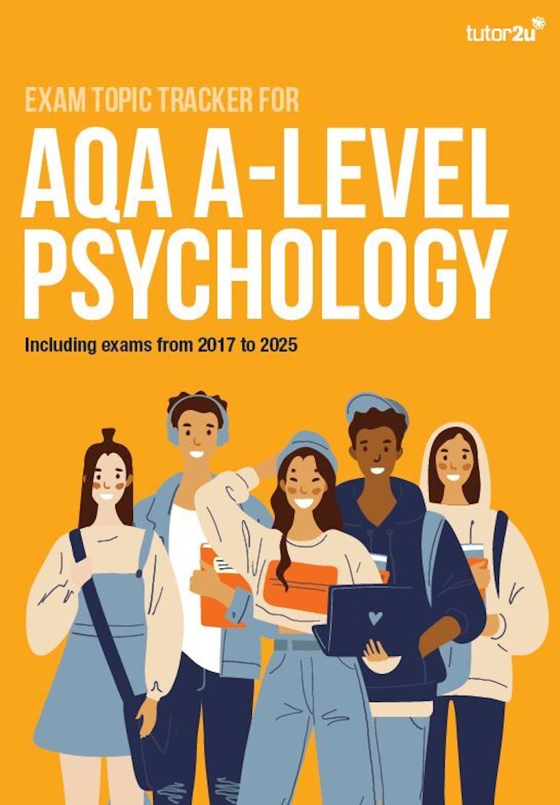 Exam Topic Tracker for AQA A-Level Psychology | Reference Library ...